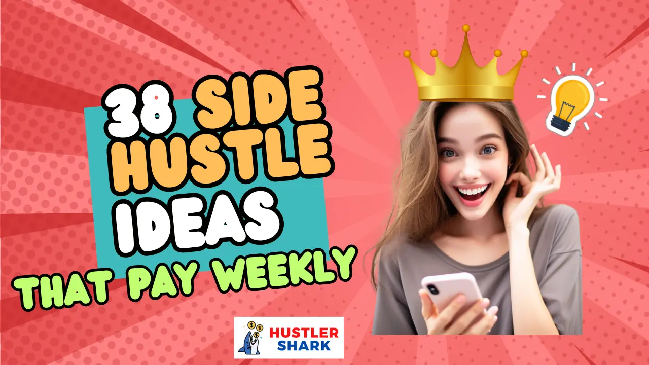 38 Practical Side Hustles That Pay Weekly [Earn up to $100/ hour] - Hustlershark- Passive Income ...